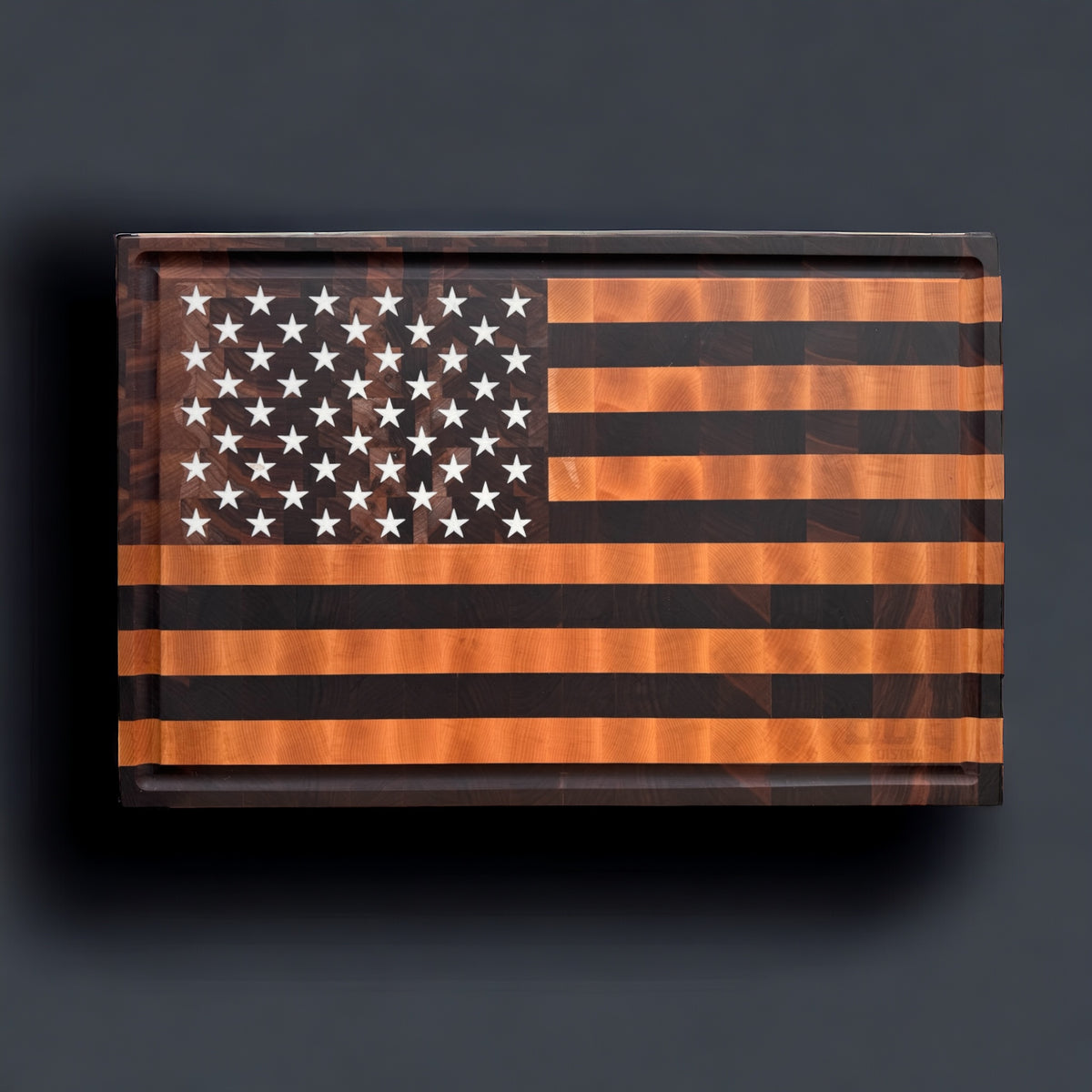 American Flag Block - Walnut/Maple – Grizzly Grade
