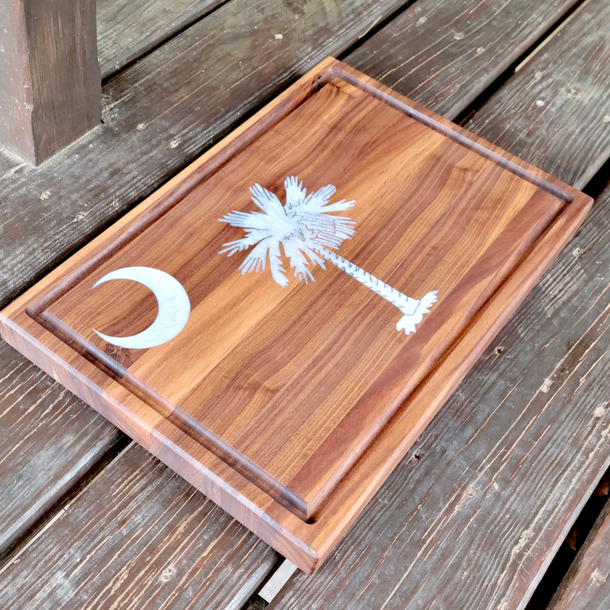 South Carolina Flag Block – Grizzly Grade